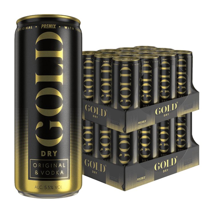 GOLD DRY Vodka & Original - GOLD DRY