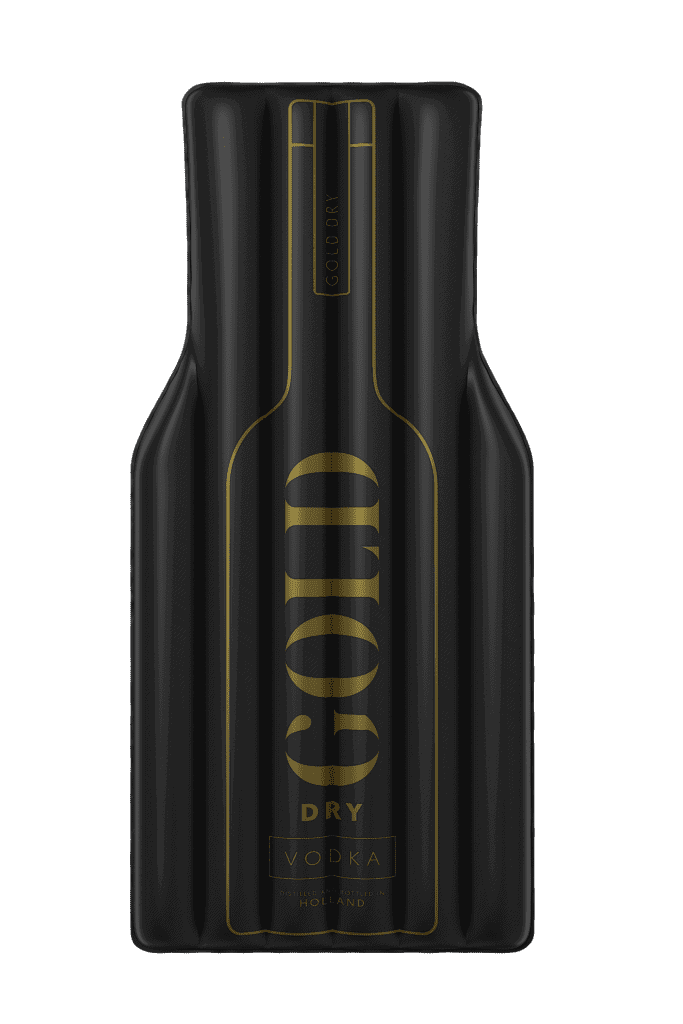 Flaneer in Stijl op Het Stoute Blik Luchtbed | GOLD DRY