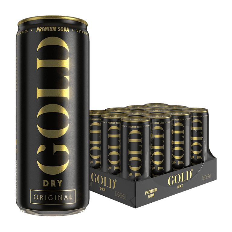 GOLD DRY: Original Premium Soda - Het Stoute Blik