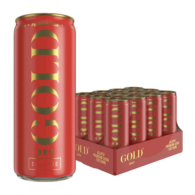 GOLD DRY: Original Premium Soda - Het Stoute Blik